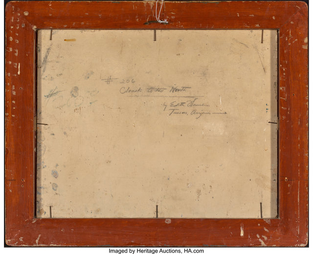 Edith Anne Hamlin | Clouds to the North, Tucson, Arizona (1942) | Artsy