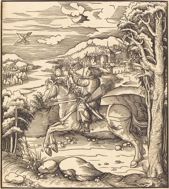 Leonhard Beck | The Prince at the Bird-Catching (1514/1516) | Artsy
