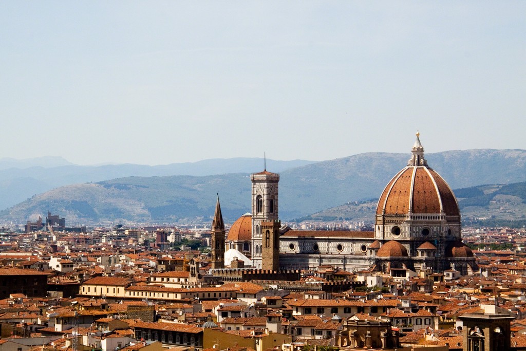 Filippo Brunelleschi | Florence Cathedral (Duomo), drum and dome (1420 ...