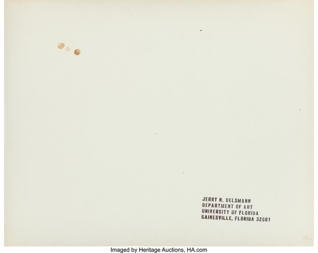 Jerry Uelsmann | Untitled (Floating tree and pea pod) (1969) | Artsy