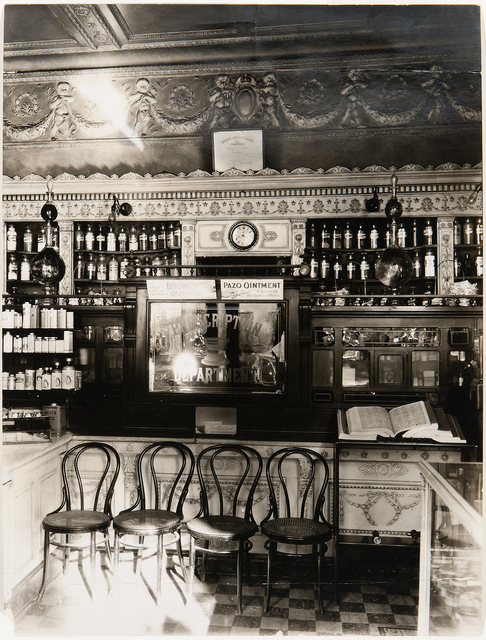 Eugène Atget | Pharmacy Interior, Paris (1910s, 1920s, possibly printed ...