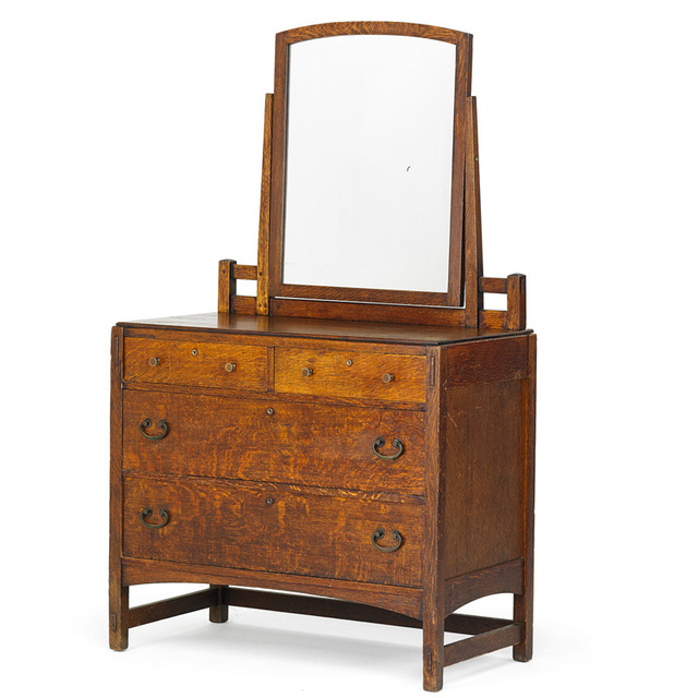 Limbert | Dresser with mirror, Grand Rapids, MI (1910s) | Artsy