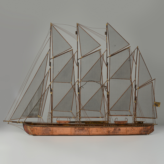 c-jere-artisan-house-clipper-ship-wall-hanging-sculpture-ca-1970s