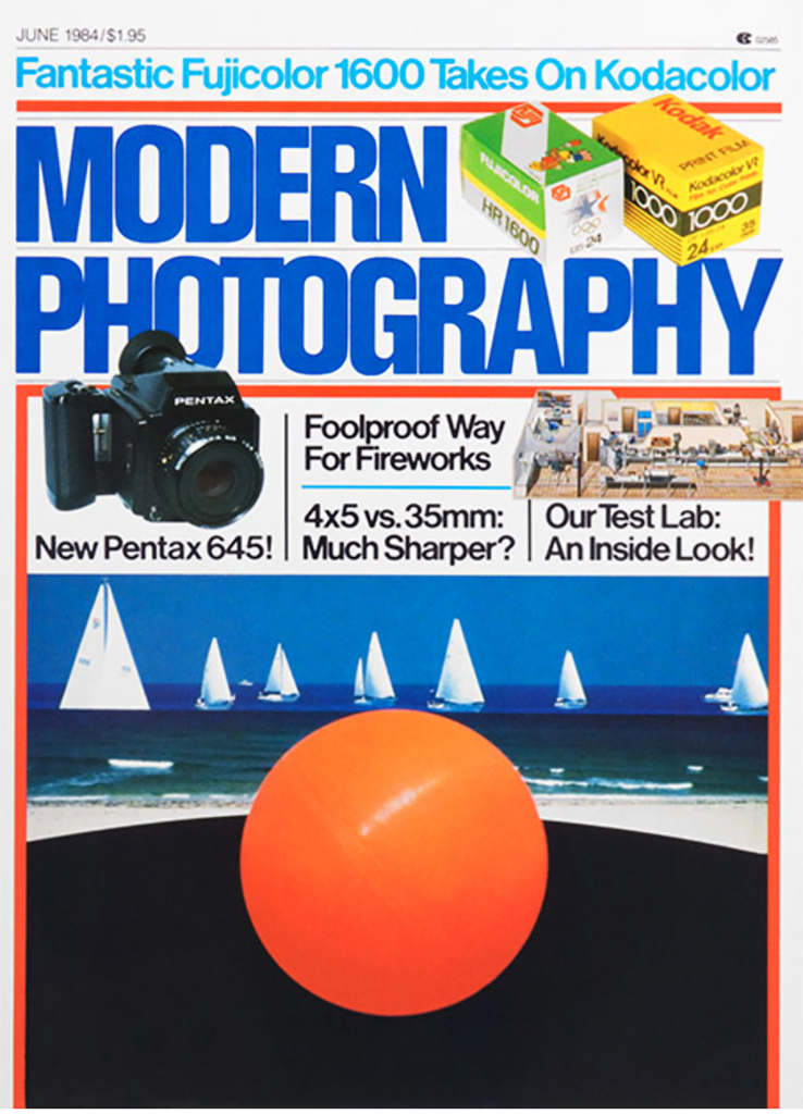 Mitchell Funk, Modern Photography Cover - Orange Ball with Sailboats ...