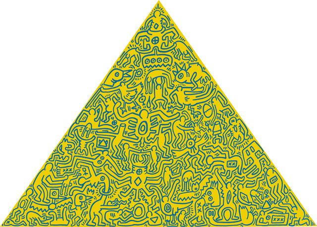 Keith Haring | Pyramid (1989) | Artsy