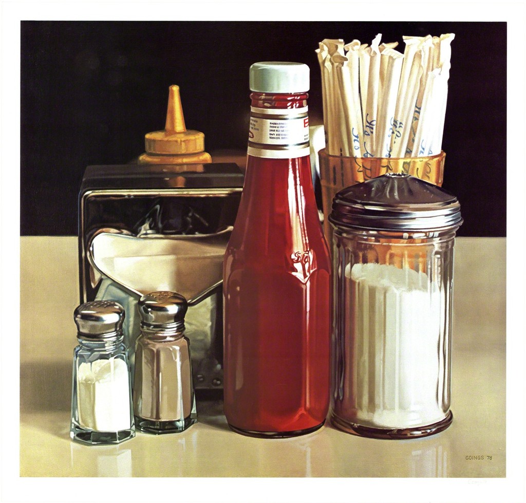Ralph Goings | Still Life with Straws (1978) | Artsy