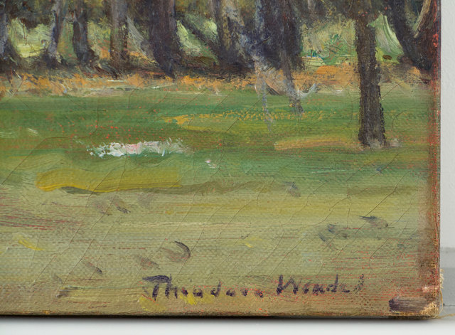 Theodore Wendel | Trees at Heartbreak Hill, Upper Farm (ca. 1915 ...