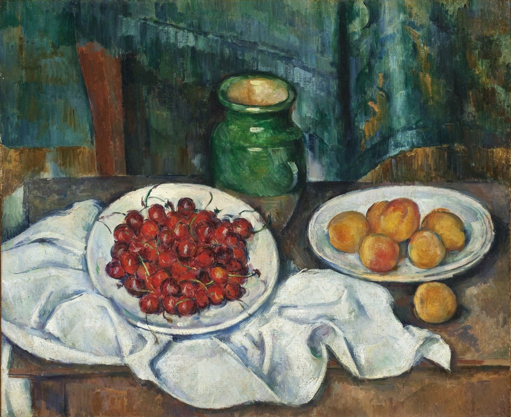 Paul Cézanne | Still Life with Cherries and Peaches (1885-1887) | Artsy