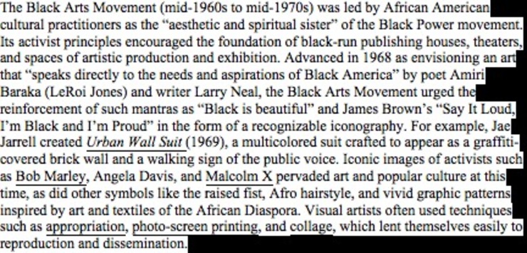 Black Arts Movement | Artsy