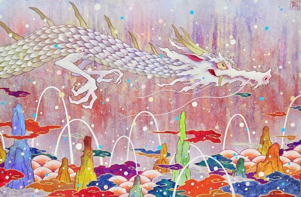 Koki Tsujimoto | Auspicious Rainbow Dragon: Kou Kou (2019) | Artsy