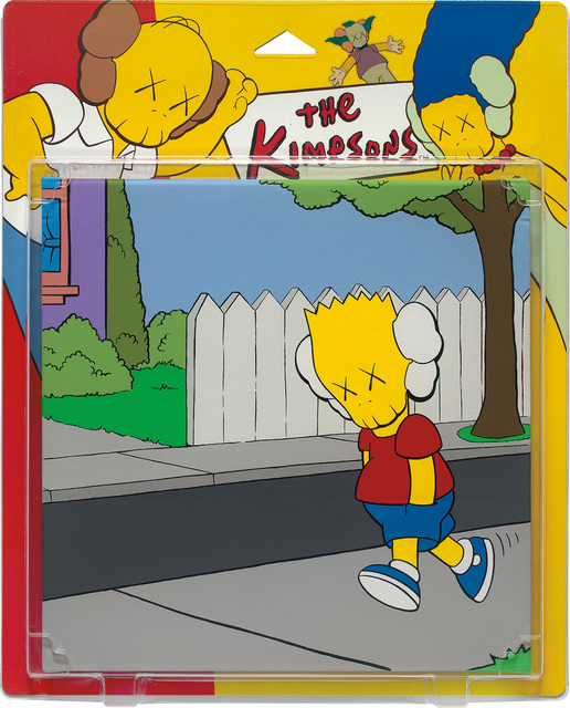 KAWS | UNTITLED (KIMPSONS), PACKAGE PAINTING SERIES (2002) | Artsy