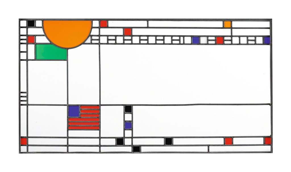 Coonley House Frank Lloyd Wright Glass Panel