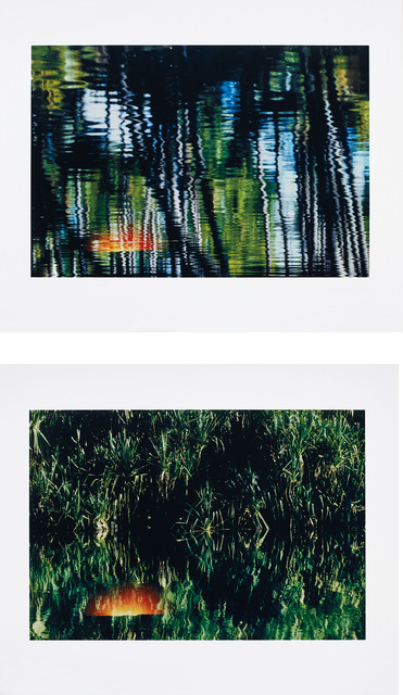 Axel Hütte | Sunset 1; and Sunset 2, from Double Exposure (2002) | Artsy