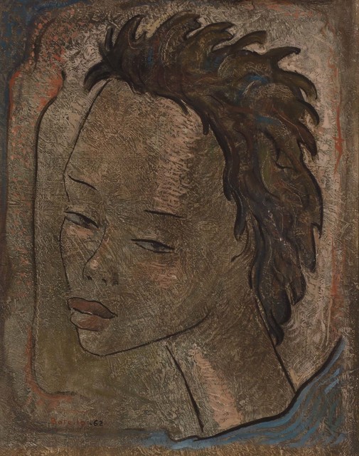 Angel Botello | Untitled Portrait (circa 1950) | Artsy