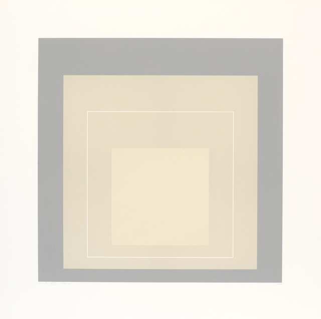 Josef Albers | WLS XIV (from White Line Squares) (1966) | Artsy Josef Albers | WLS XIV (from White Line Squares) (1966) | Artsy