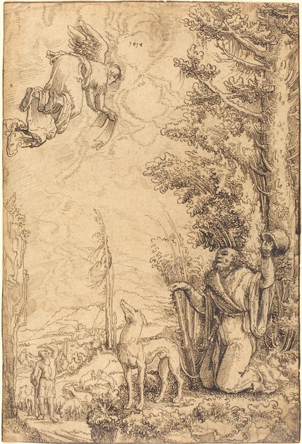 Wolf Huber | The Annunciation to Joachim (1514) | Artsy