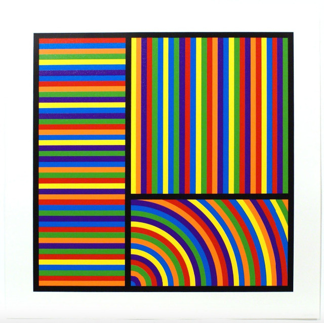 Sol LeWitt | Bands of Equal Width in Color 4 (2004) | Artsy