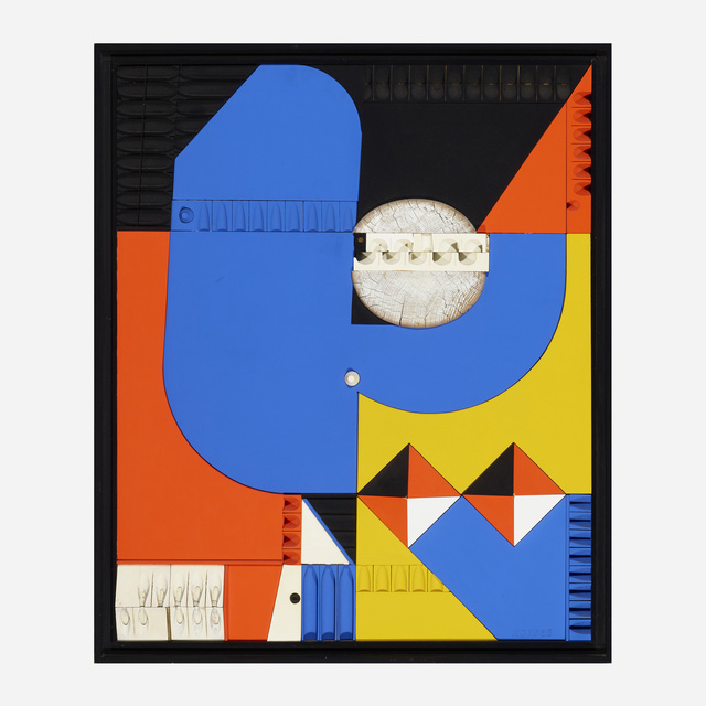 Abe Ajay | Blue, Yellow, and Red (1965) | Artsy